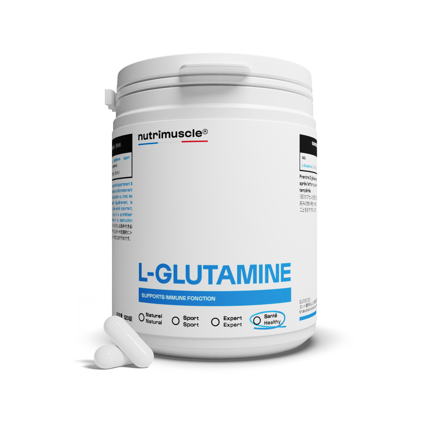 グルタミンカプセル （L-グルタミン）- Nutrimuscle – Nutrimuscle Japan